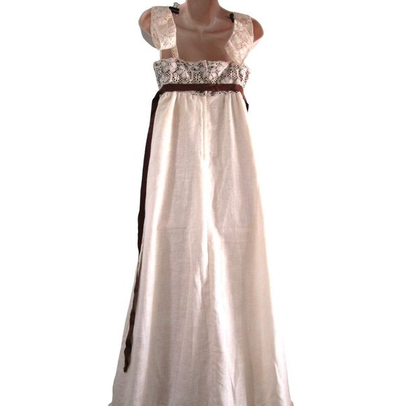 Jerell of Taxas | Dresses | Jerell Of Texas Boho Lace Muslin Patchwork ...